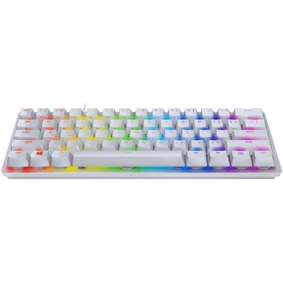 Razer Huntsman Mini Mercury – 60% Optical Gaming Keyboard (Linear Red ...