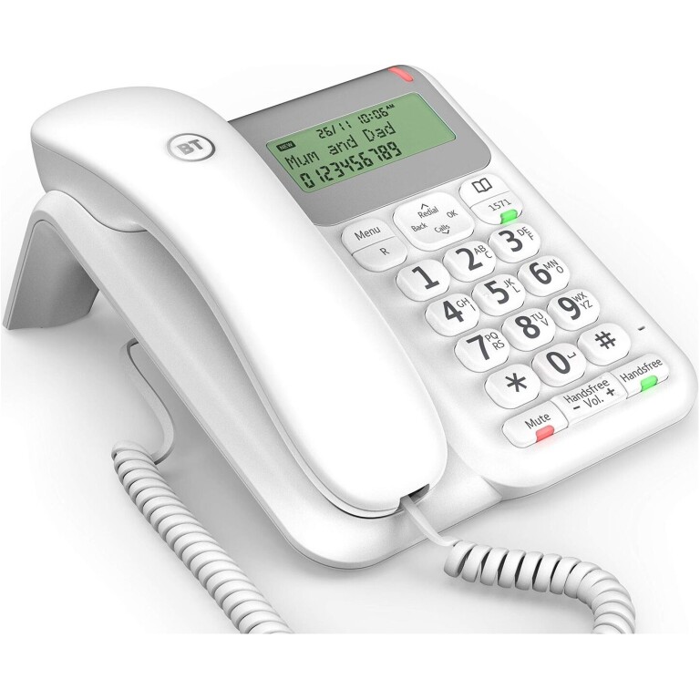 BT Decor 2200 Corded Telephone – Webnise Ltd