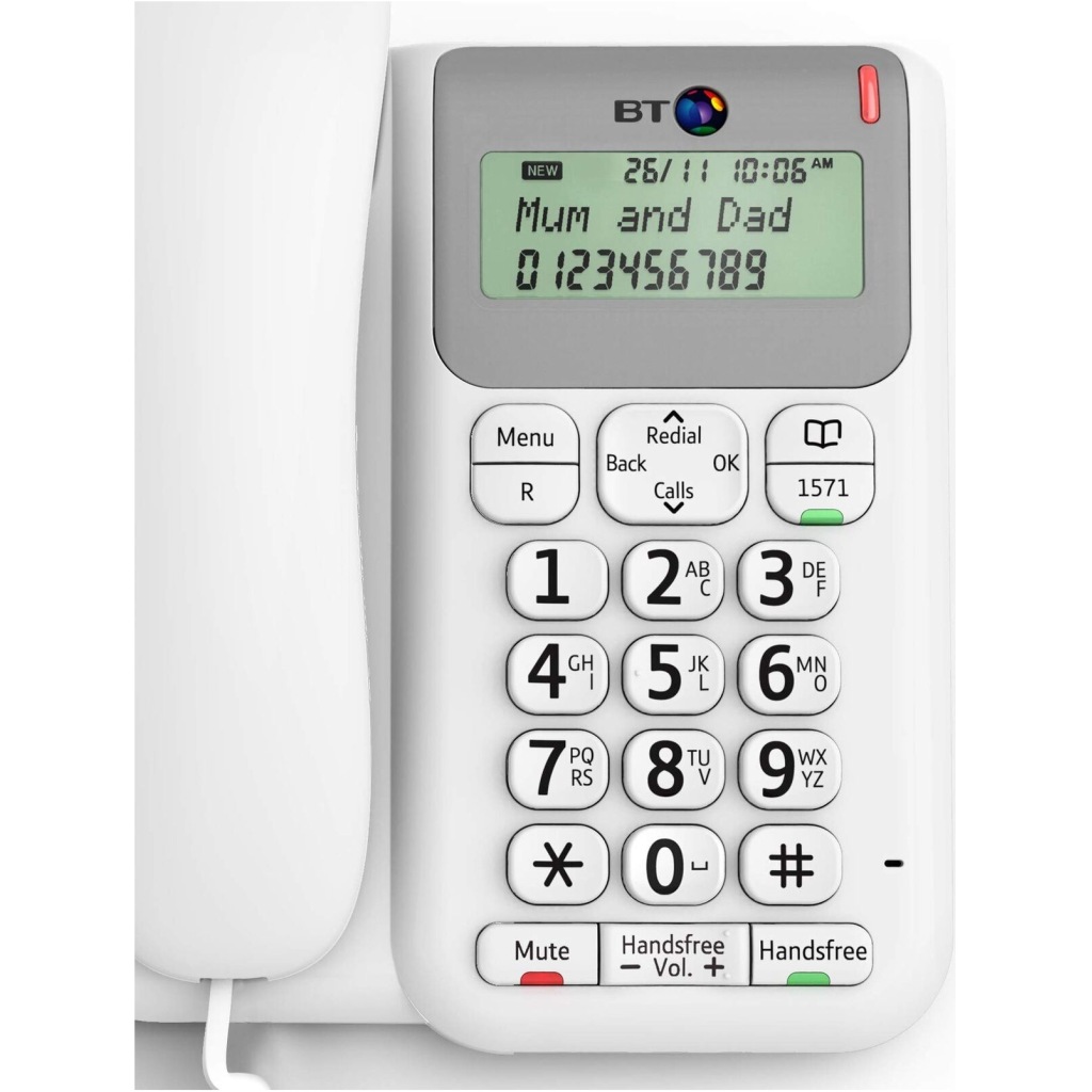 BT Decor 2200 Corded Telephone – Webnise Ltd