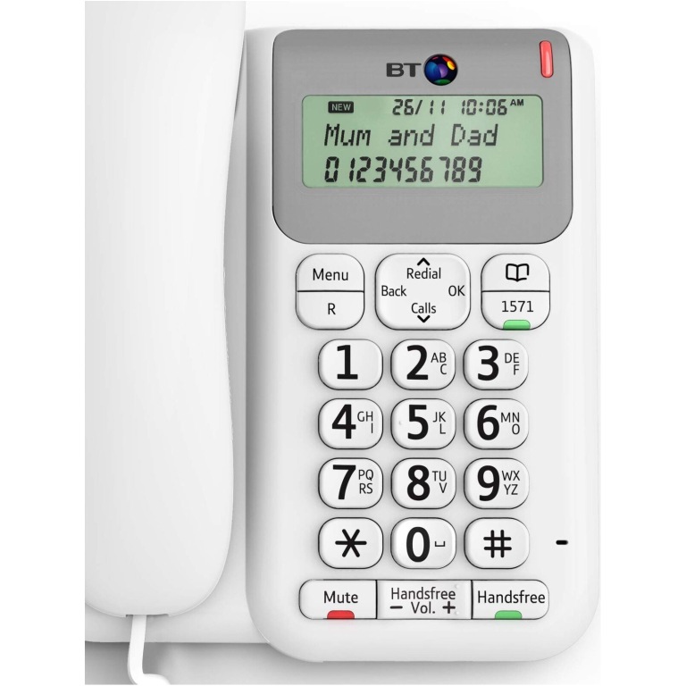 BT Decor 2200 Corded Telephone – Webnise Ltd