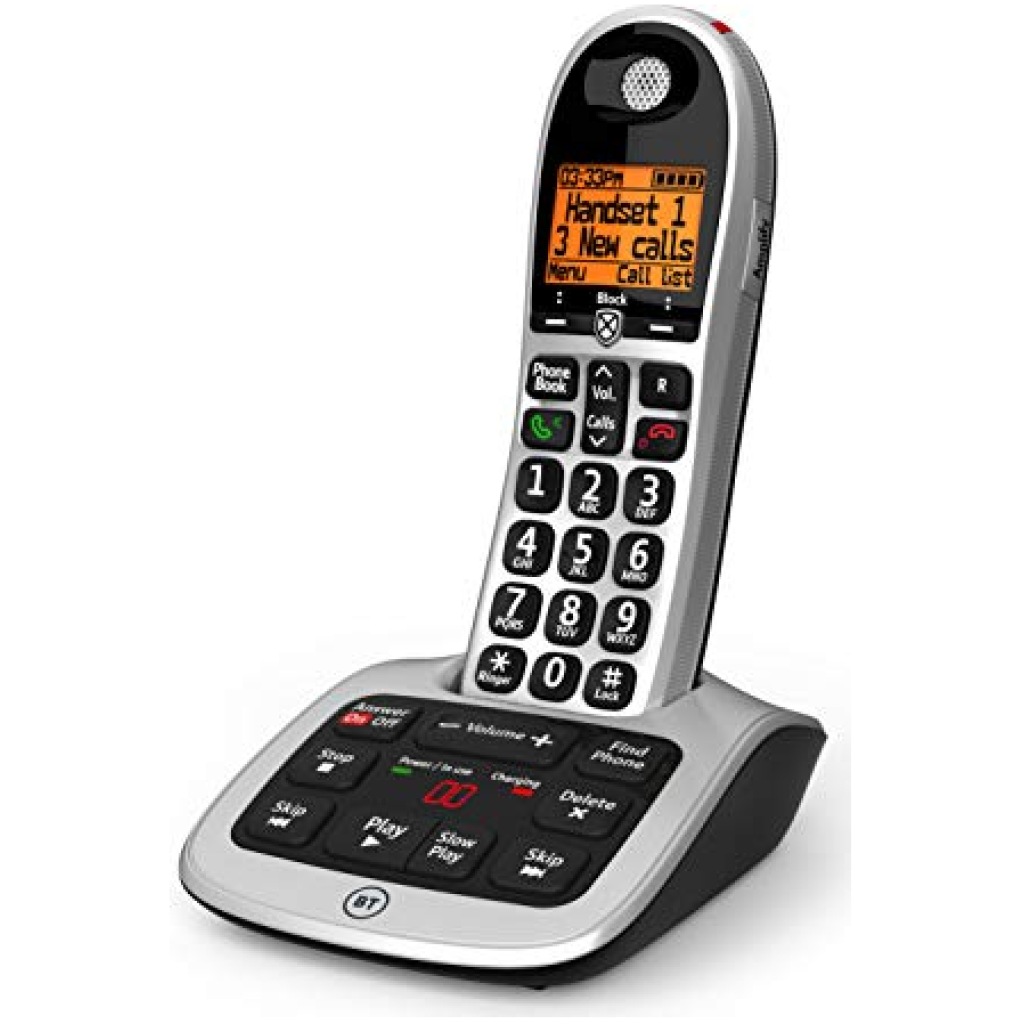BT 4600 Cordless Landline House Phone with Big Buttons, Advanced ...