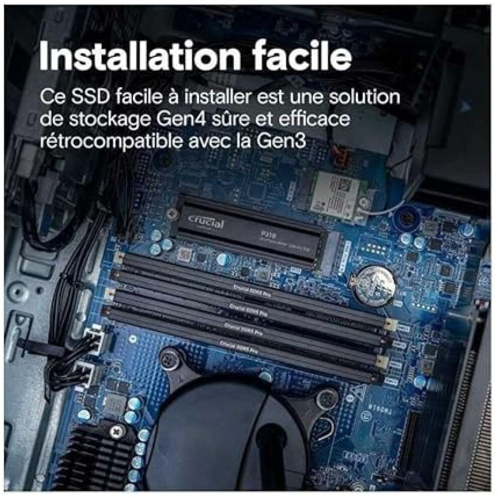 Crucial P310 – SSD – 1TB – Internal – M.2 2280 – PCIe 4.0 x4 (NVMe ...