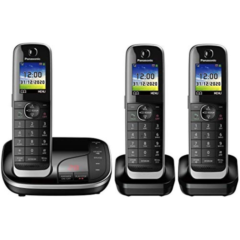 Panasonic KX-TGJ323EB Landline Phone Cordless, House phones, Nuisance ...